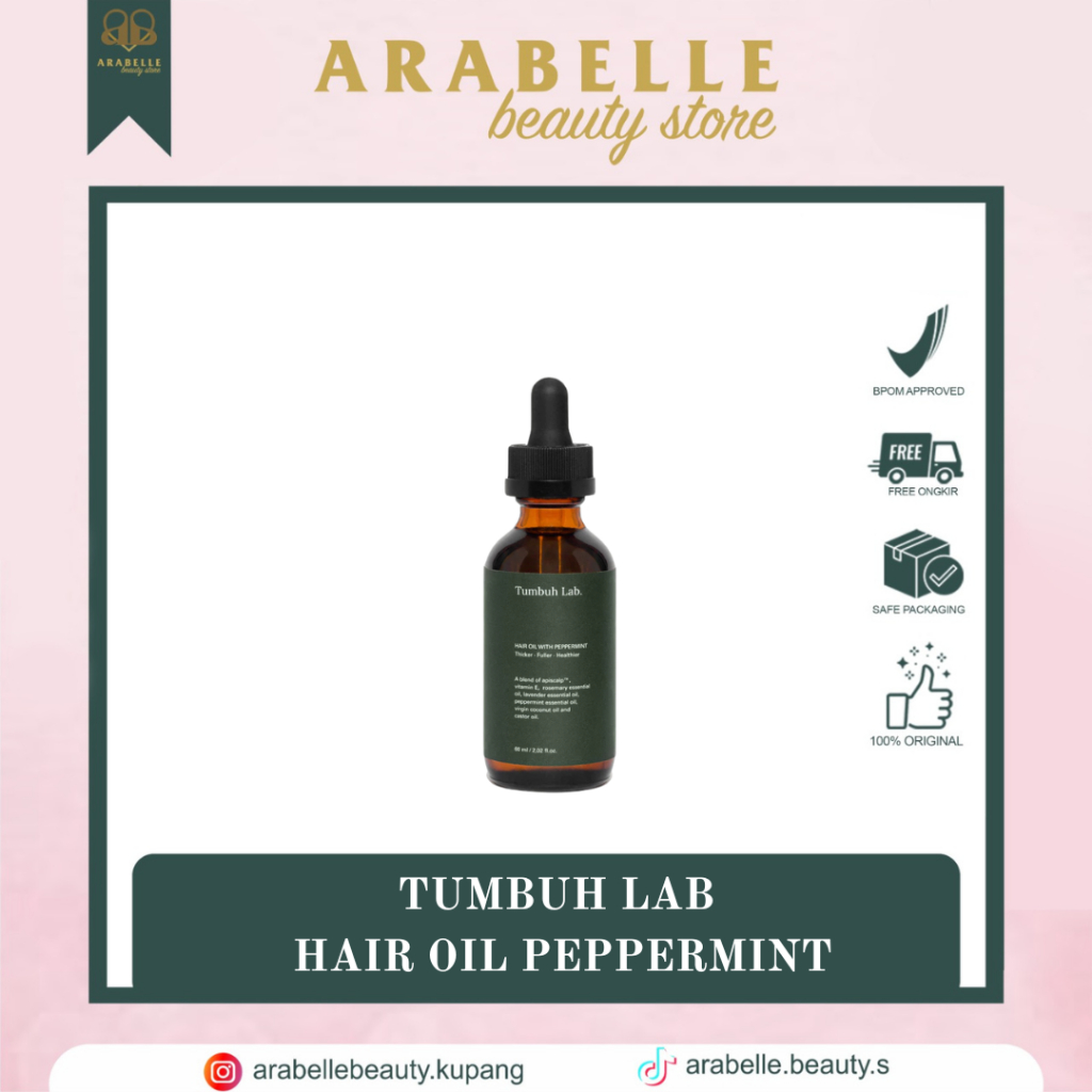Jual Tumbuh Lab Hair Oil Peppermint 60ML | Shopee Indonesia