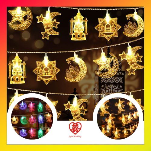 Jual JW Lampu Led Dekorasi Rumah Hari Raya Idul Fitri / Lampu Hiasan ...