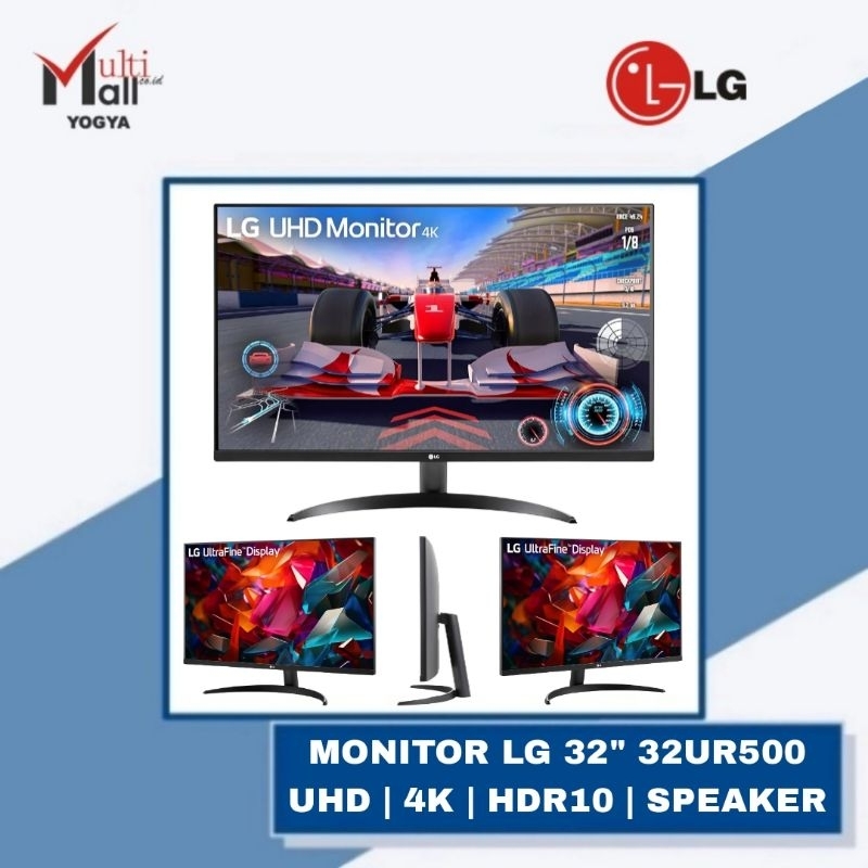 Jual Monitor LG 32" 4K UHD 32UR500 HDR10 4ms AMD FreeSync Built-in ...