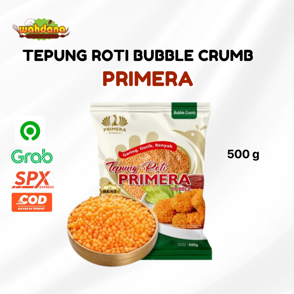Jual Tepung Roti Bubble Crumb Primera 500g | Shopee Indonesia