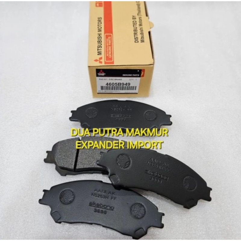 Jual kampas rem depan xpander expander brake pad xpander original 1 set 4pc | Shopee Indonesia