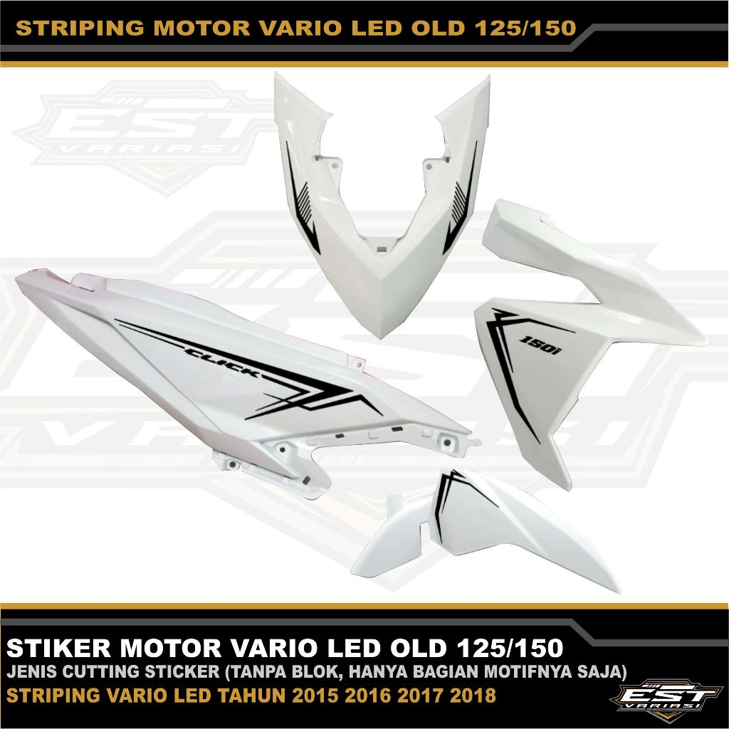 Jual STRIPING MOTOR VARIO LED OLD 125/150 CUTTING STICKER VARIO LED TAHUN 2015 2016 2017 2018 VL ...