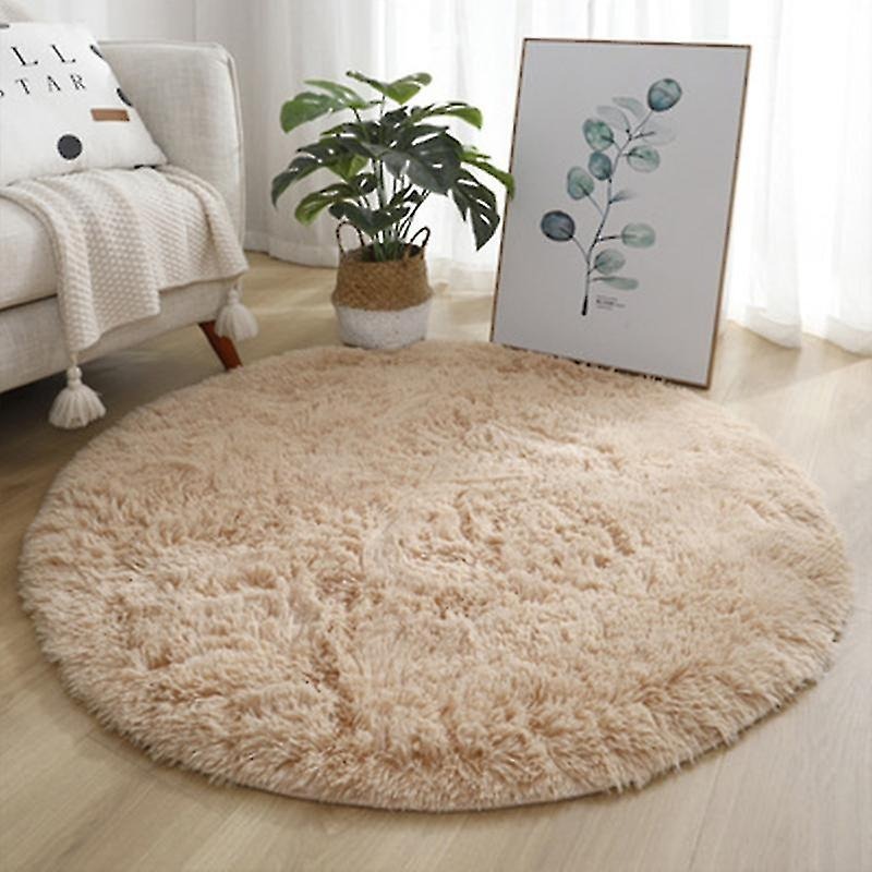 Jual IBNUNU Karpet Bulu Soft Fluffy Round Rug Home Decor Plush Carpet ...