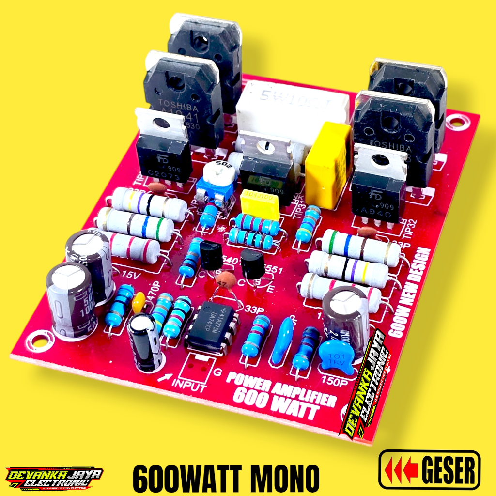 Jual kit power amplifier 600w 600 watt driver | Shopee Indonesia
