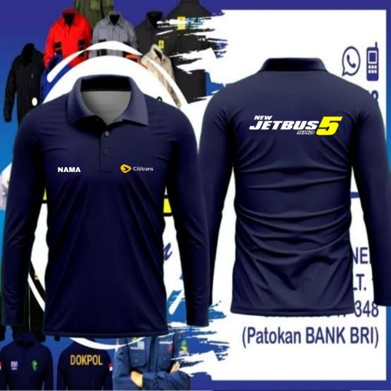 Jual Kaos Cititrans jetbus 5 kaos kerah Cititrans jetbus 5 kaos katun ...