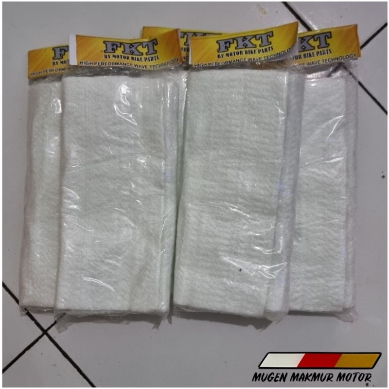 Jual GLASSWOOL/GASBUL PUTIH KNALPOT ANTI BAKAR (FKT) | Shopee Indonesia