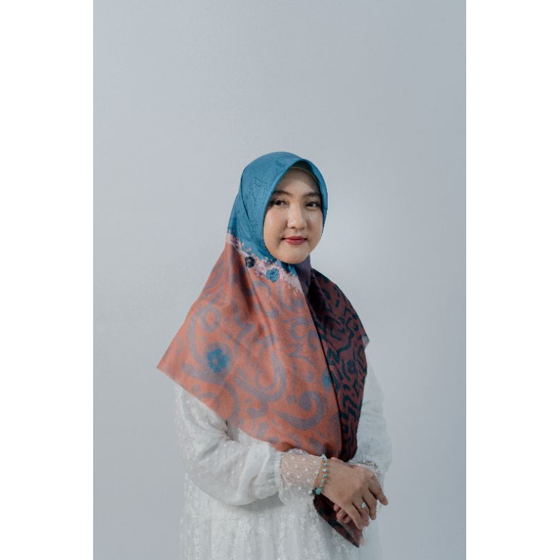 Jual hijab Voal motif rafflesia & batik besurek khas bengkulu ...
