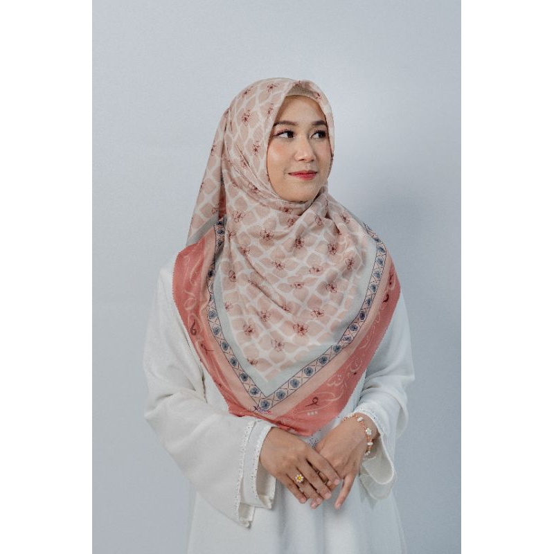 Jual hijab Voal motif rafflesia & batik besurek khas bengkulu ...