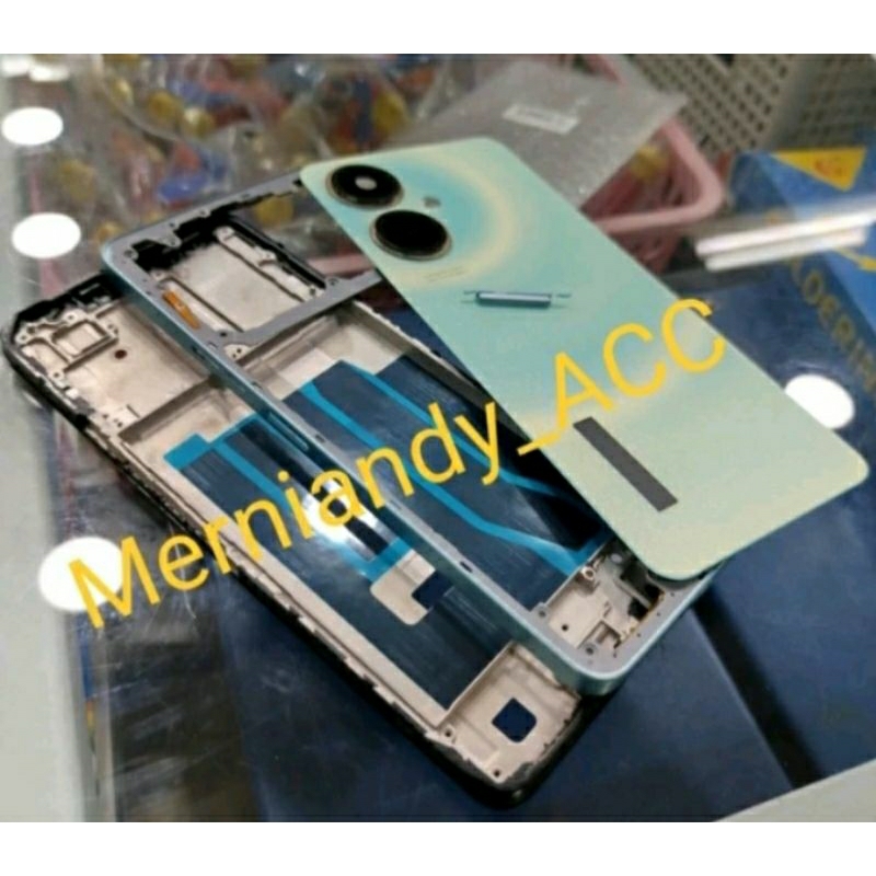 Jual kesing casing Housing Full Set VIVO Y27 4G ORI frame lcd Bezel Bezzel Tulang Cesing ...