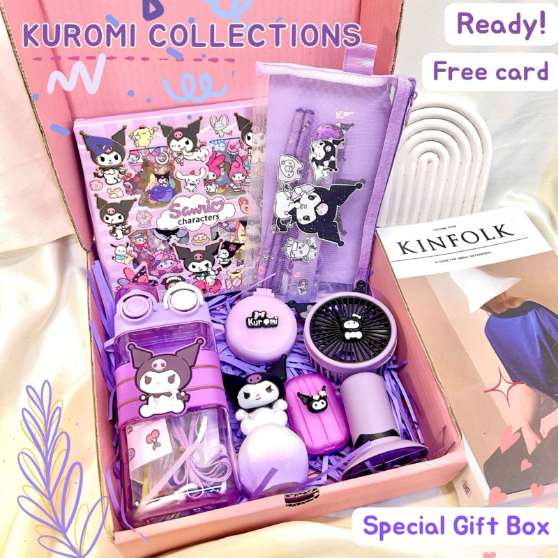 Jual [KUROMI] Gift Box Set Edisi Kuromi Hampers Karakter Sanrio Kuromi ...