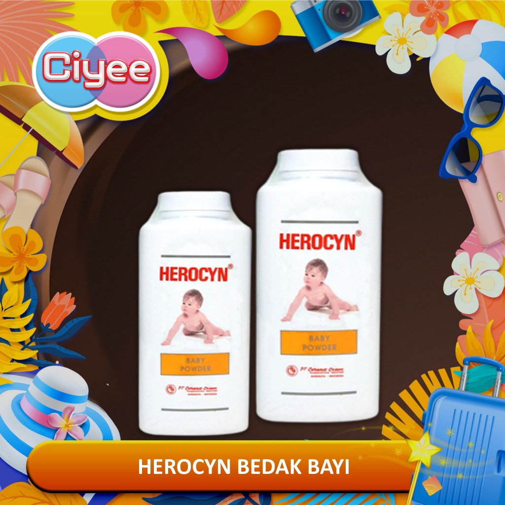 Jual Herocyn Baby Powder 100gr & 200gr - Herocin Bedak Bayi Kulit Gatal ...