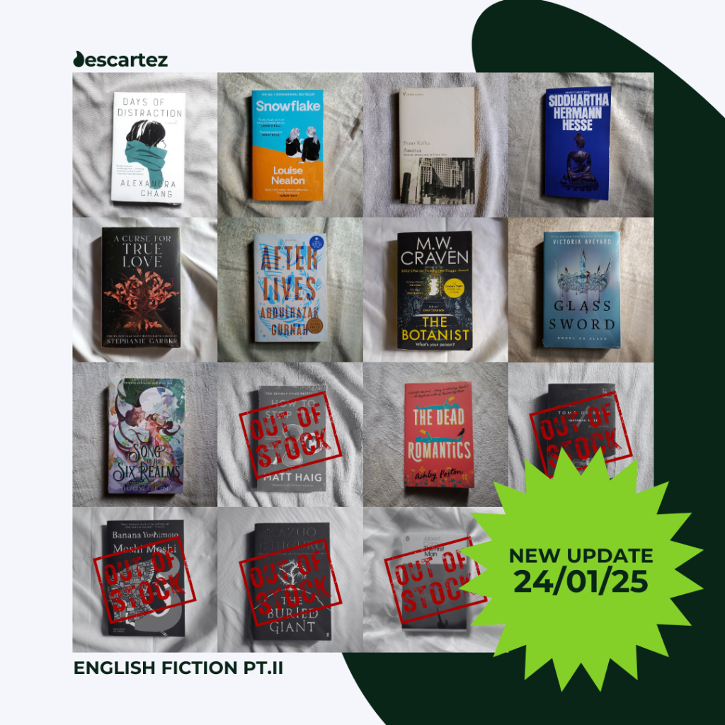 Jual SALE Preloved New English Fiction Novel Import Book Buku Fiksi ...