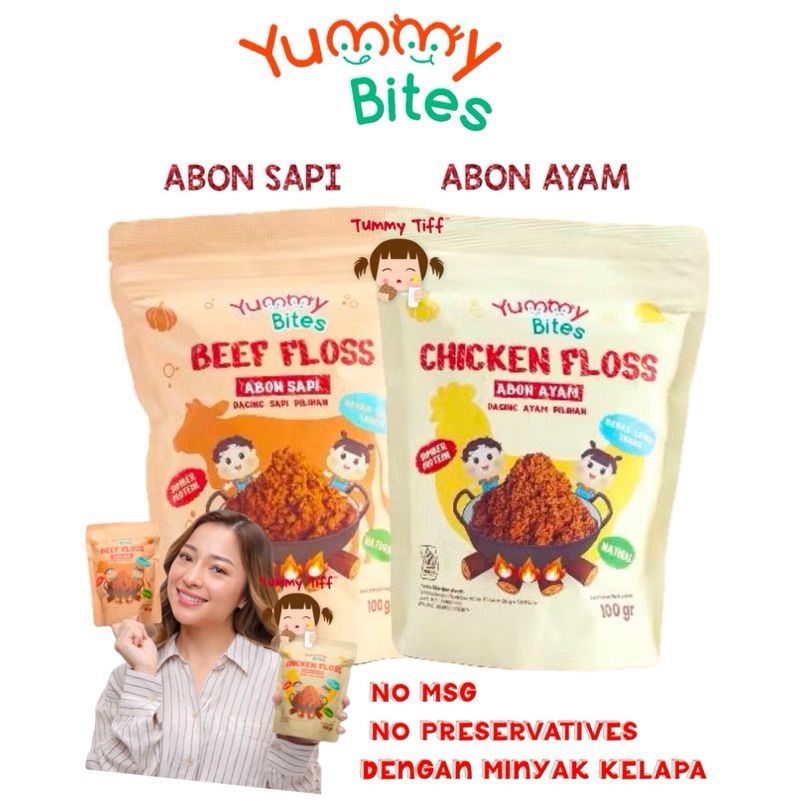 Jual Yummy Bites Abon Mpasi & Anak 100 GR Abon Ayam, Abon Sapi - BB ...