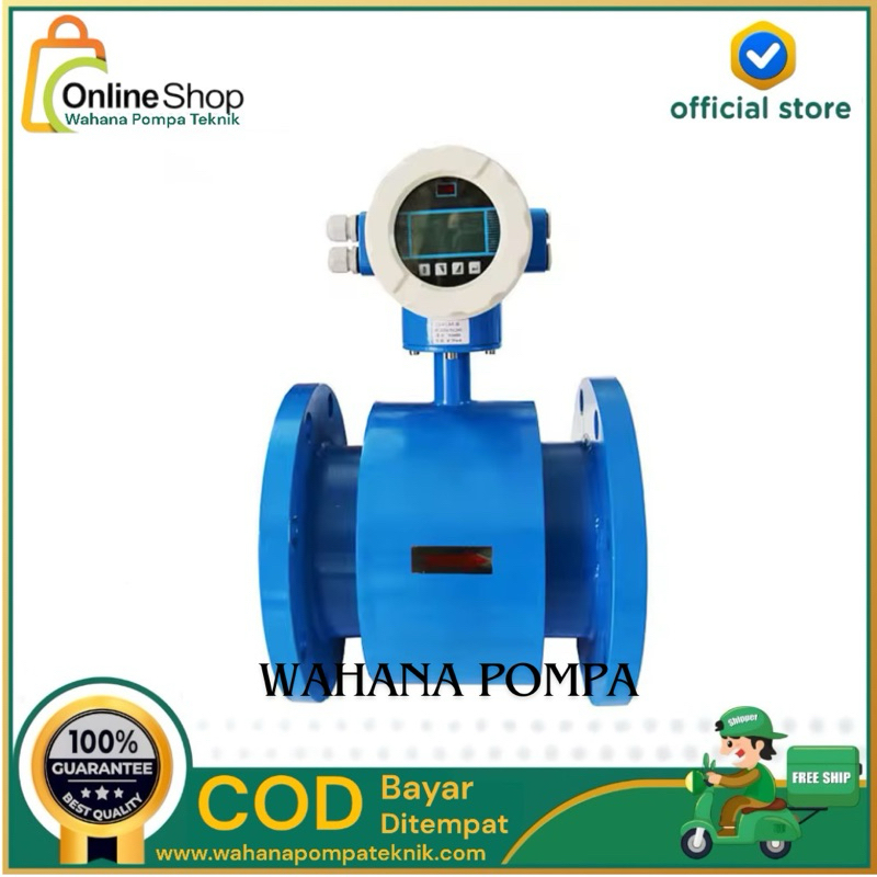 Jual Electromagnetic Size 6 Inchi / Flow Meter Digital DN 150 mm ...