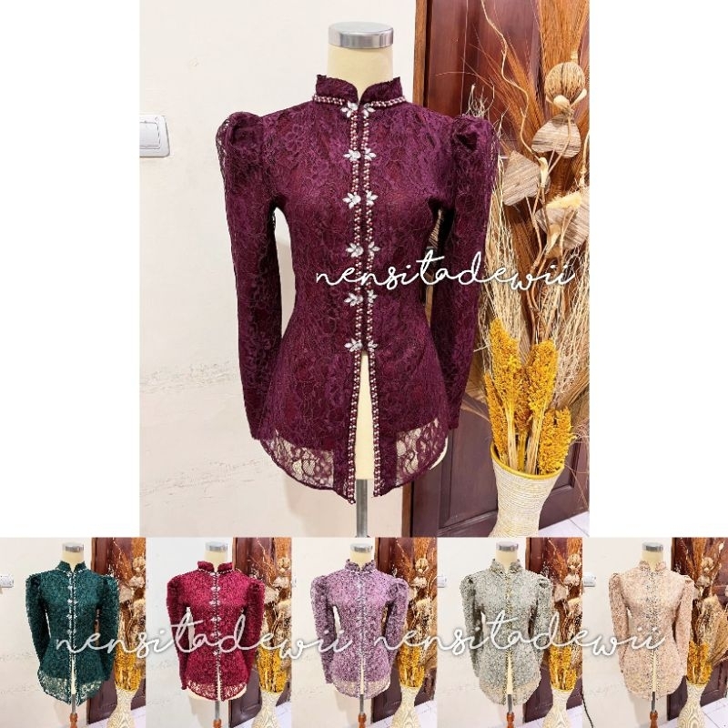 Jual [F3] Kebaya Broklat Furing, Zeline - Kebaya Wisuda / Kebaya ...