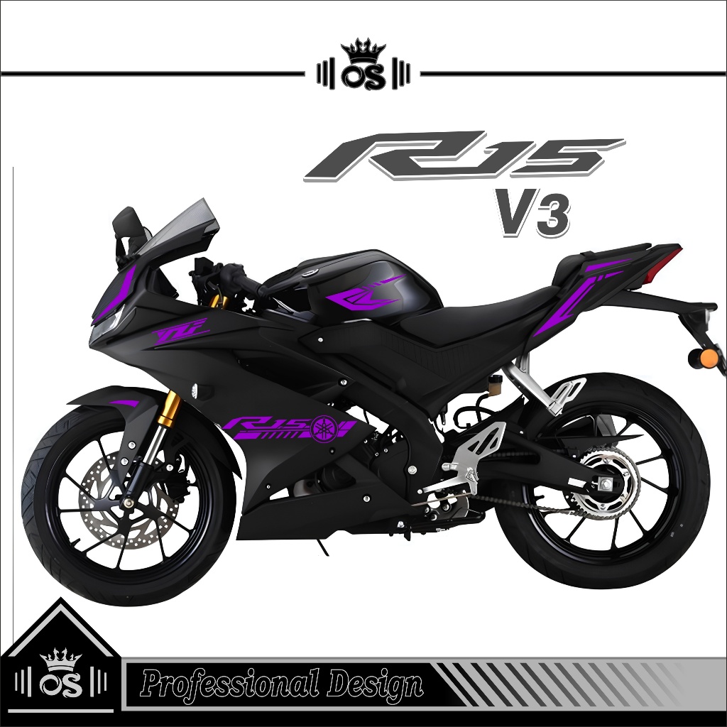 Jual CUTTING STICKER / STRIPING R15 V3 / MTF 16 / STRIPING R15 V3 ...