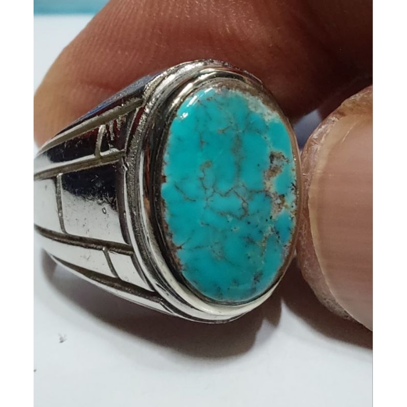 Jual PIRUS PERSIA " MINI " TOSCA BIRU MUDA GRADASI EST DIM 13x9x6 RING ...
