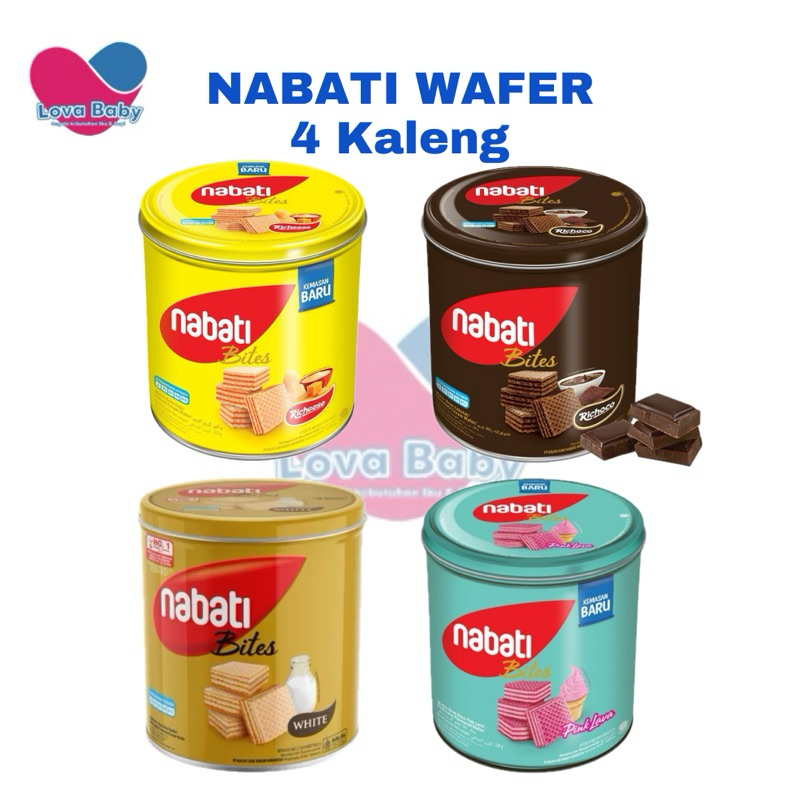 Jual 4 NABATI WAFER KALENG - 4 BISKUIT KOKOLA - WAFER KALENG - JAJAN ...