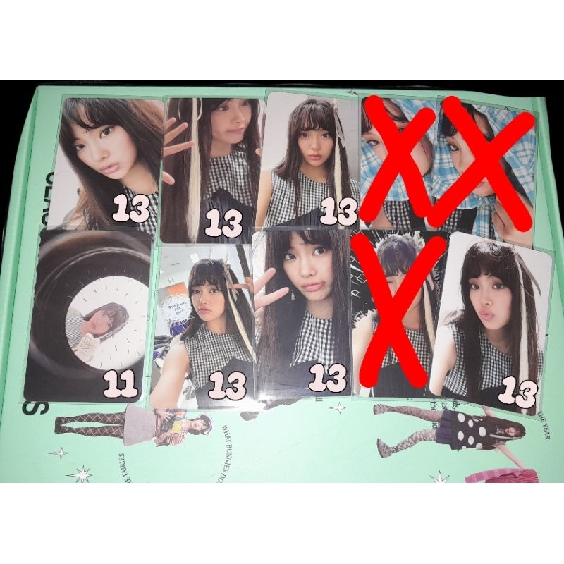 Jual SHARING READY INA PHOTOCARD PC SEASON'S GREETING SG25 NEWJEANS HYEIN | Shopee Indonesia