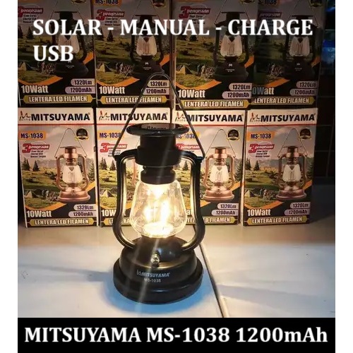 Jual Mitsuyama MS-1038 ms 1038 Lentera LED Filamen 10 Watt Warm White ...