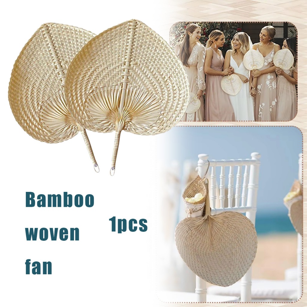 Jual 30*38CM Kipas Bambu Tangan Kipas Anyaman Bambu Kipas buatan tangan ...
