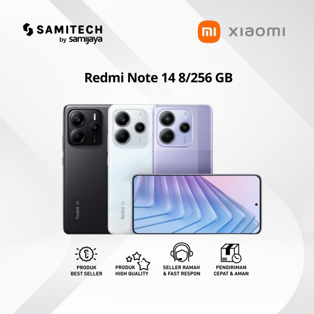 Jual HP XIAOMI REDMI NOTE 14 4G 8/256 RAM 8 PENYIMPANAN 256GB | Shopee ...