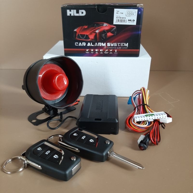 Jual Alarm HLD Kunci Lipat HLD 6018 Alarm Mobil Universal Remot Alarm ...