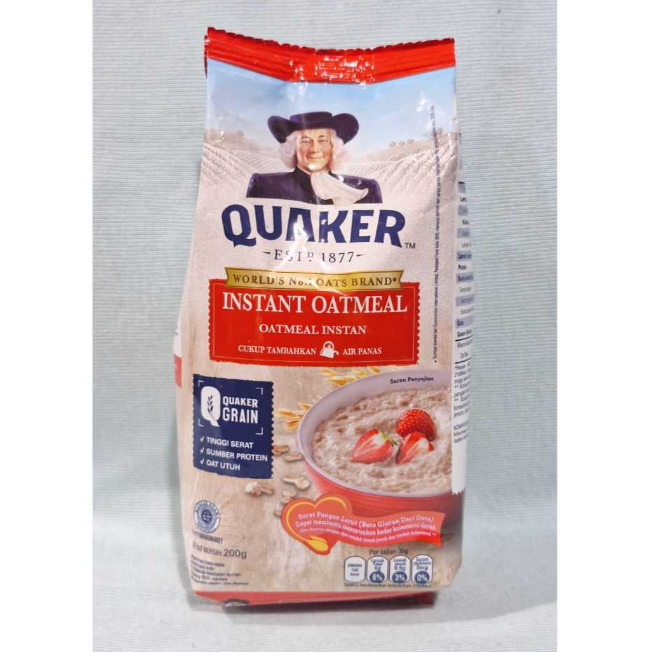 Jual Quaker Instant Oatmeal (200 gr) | Shopee Indonesia