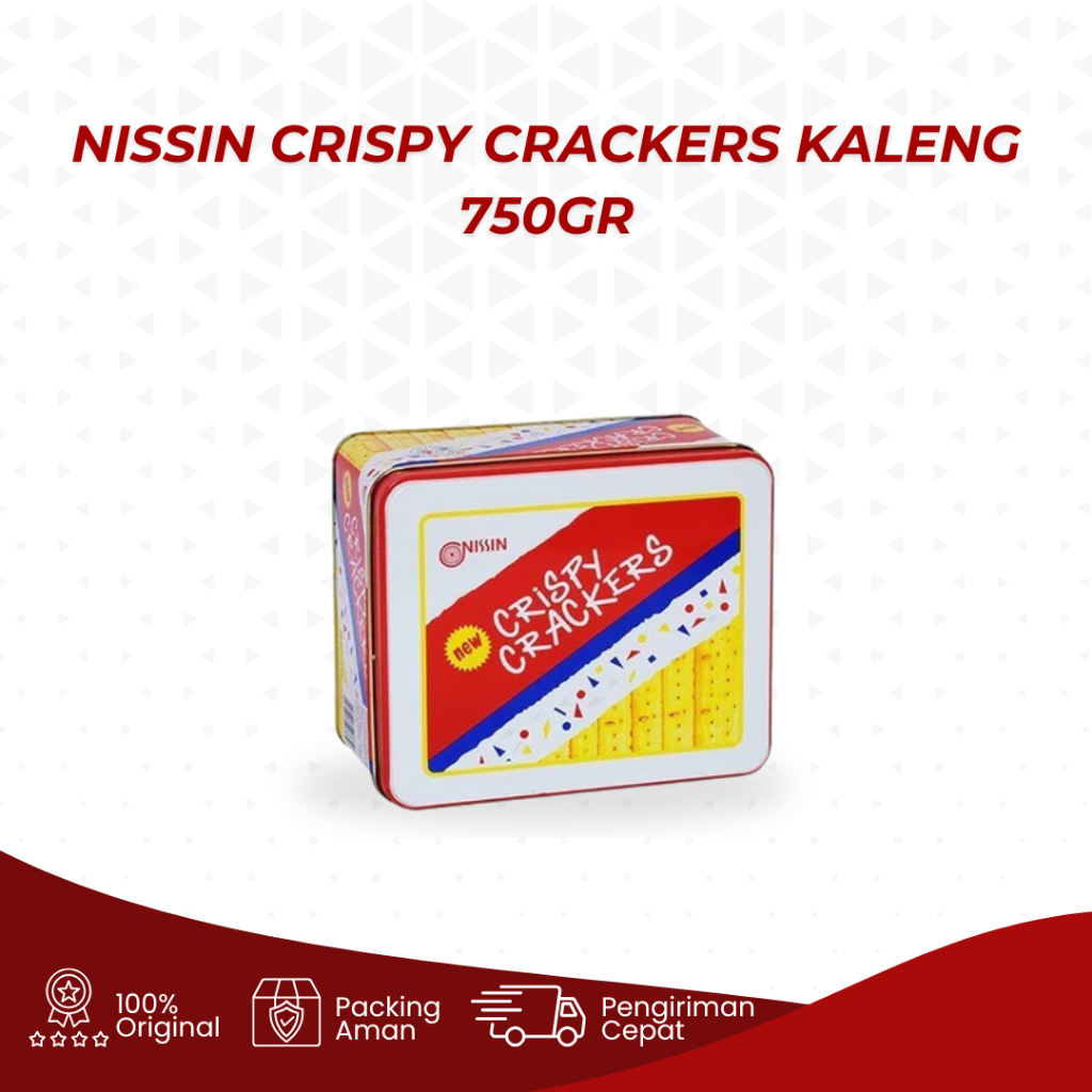 Jual Nissin Crispy Crackers Kaleng 750gr | Shopee Indonesia