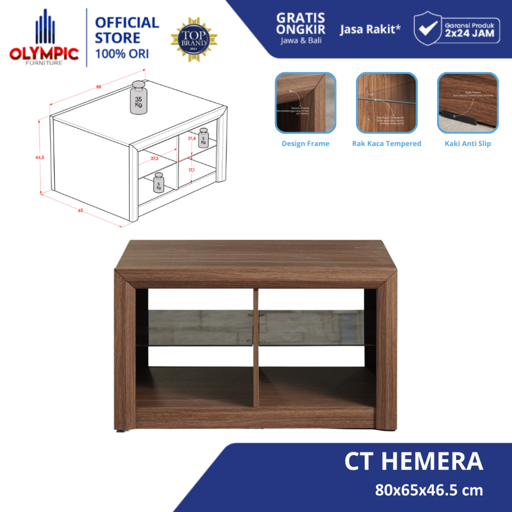 Jual Olympic Gold - CT HEMERA / Coffee Table / Meja Tamu / Meja Kopi ...