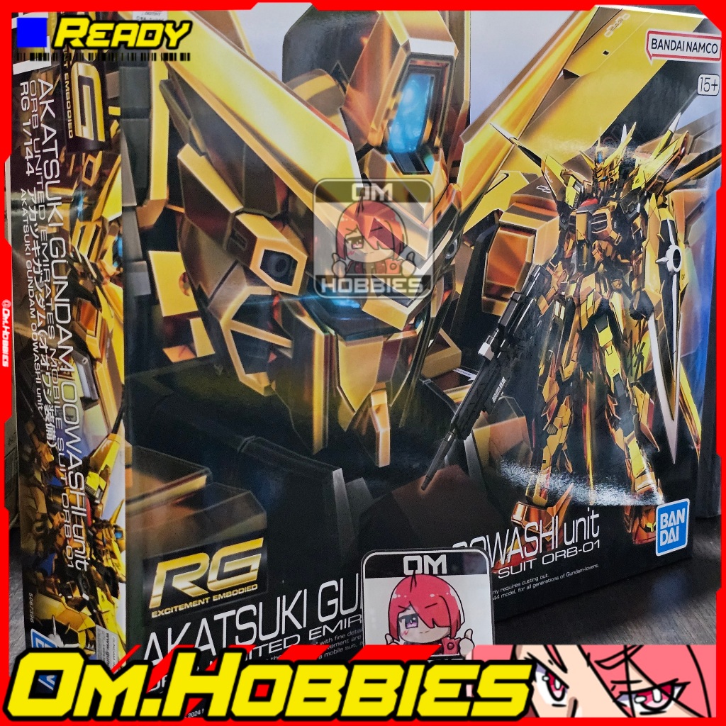Jual RG Akatsuki Gundam Oowashi Pack 1/144 Real Grade Seed Freedom ...