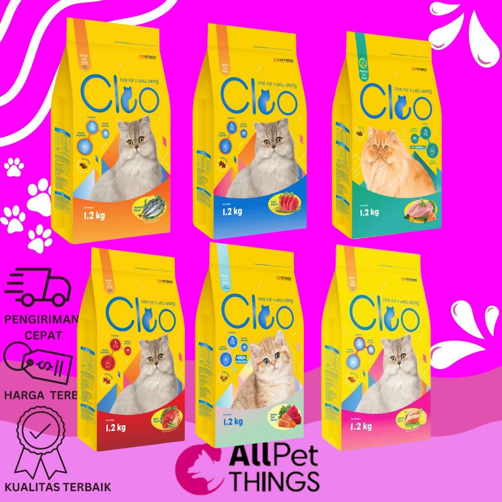 Jual Cleo Adult dan kitten 1,2Kg Freshpack Makanan Kucing Dewasa ...