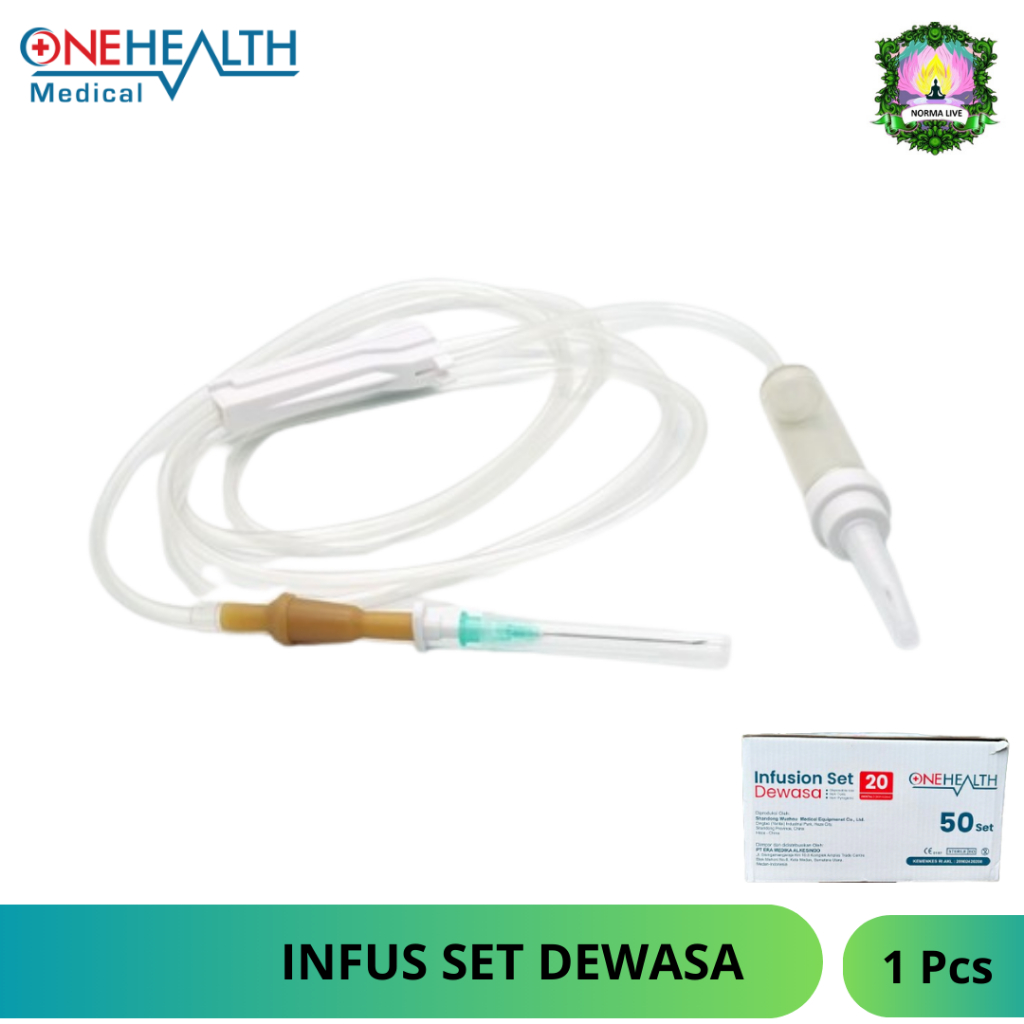 Jual Onehealth Infus Set Anak Dewasa Infusion Lengkap Aboket Infus ...