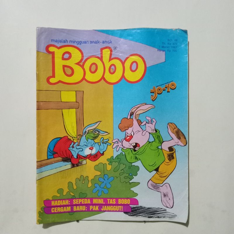 Jual Majalah Bobo Tahun 1987 - Sisipan Komik Pak Janggut Tabib Palsu ...