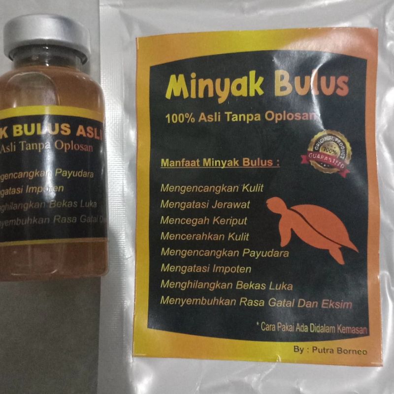 Jual minyak bulus asli kalimantan (original produk 100%) tanpa oplosan ...