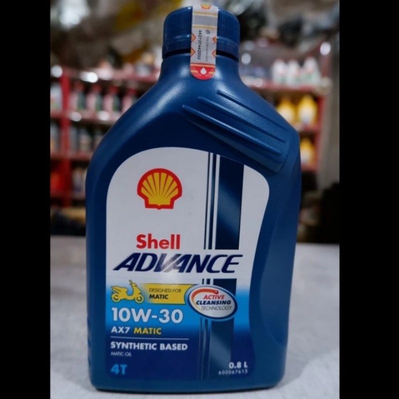 Jual Shell Advance Matic Oil 10W-30 AX7 Active Cleansing Synthetic asli ...