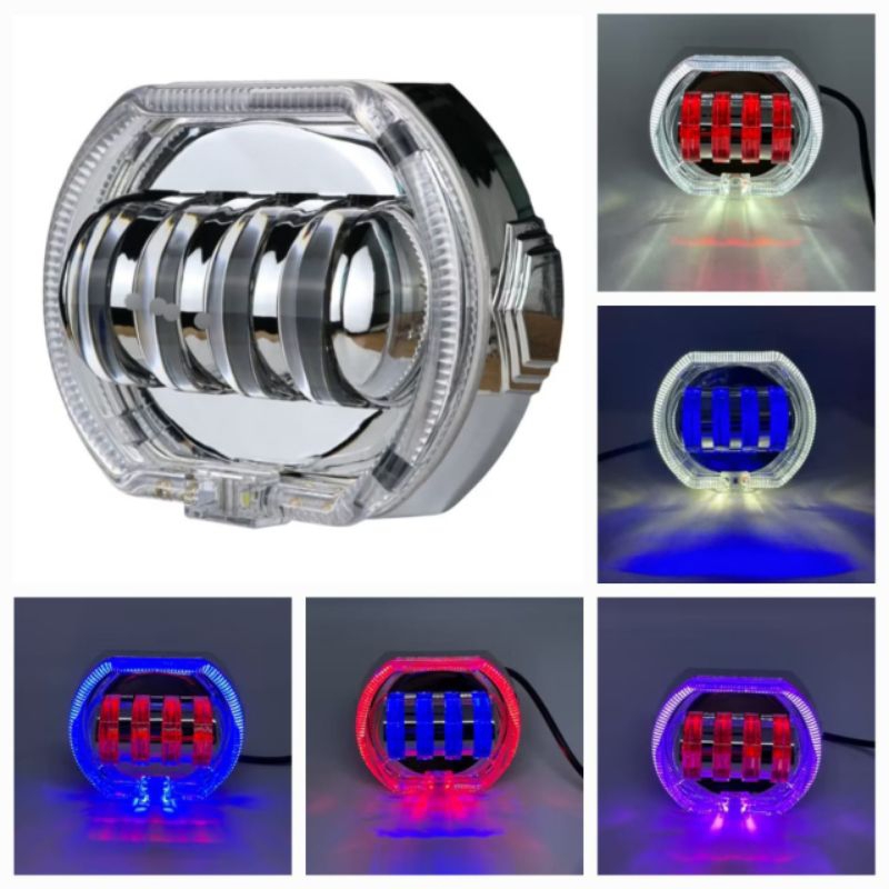 Jual Projector Lampu tembak LED utama projie biled daymaker 4 lensa 4.5 ...