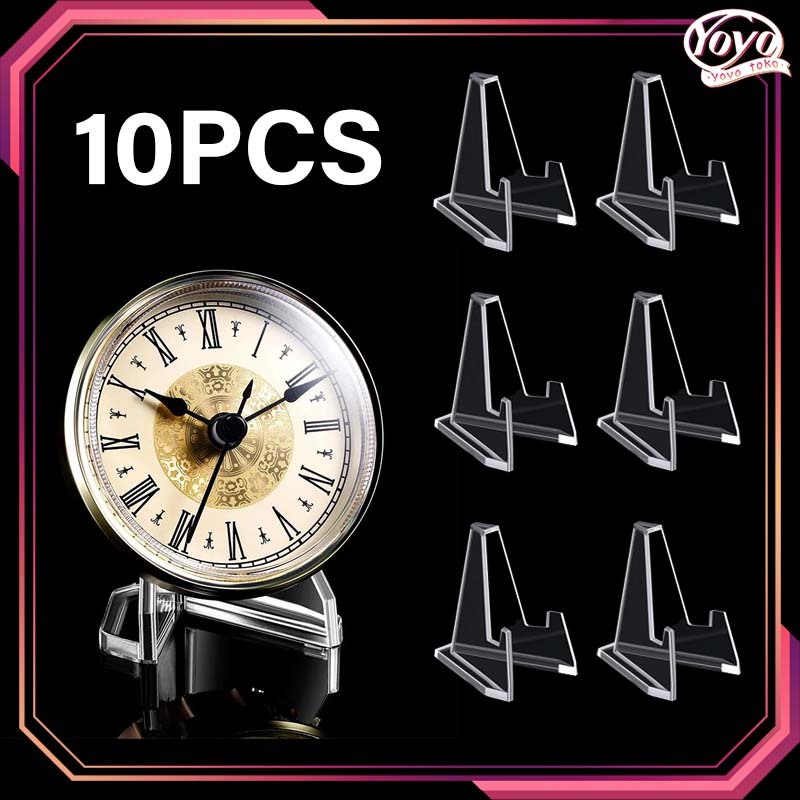 Jual 10pcs Stand Holder Coin Akrilik Stand Pajangan Foto Stand Frame ...