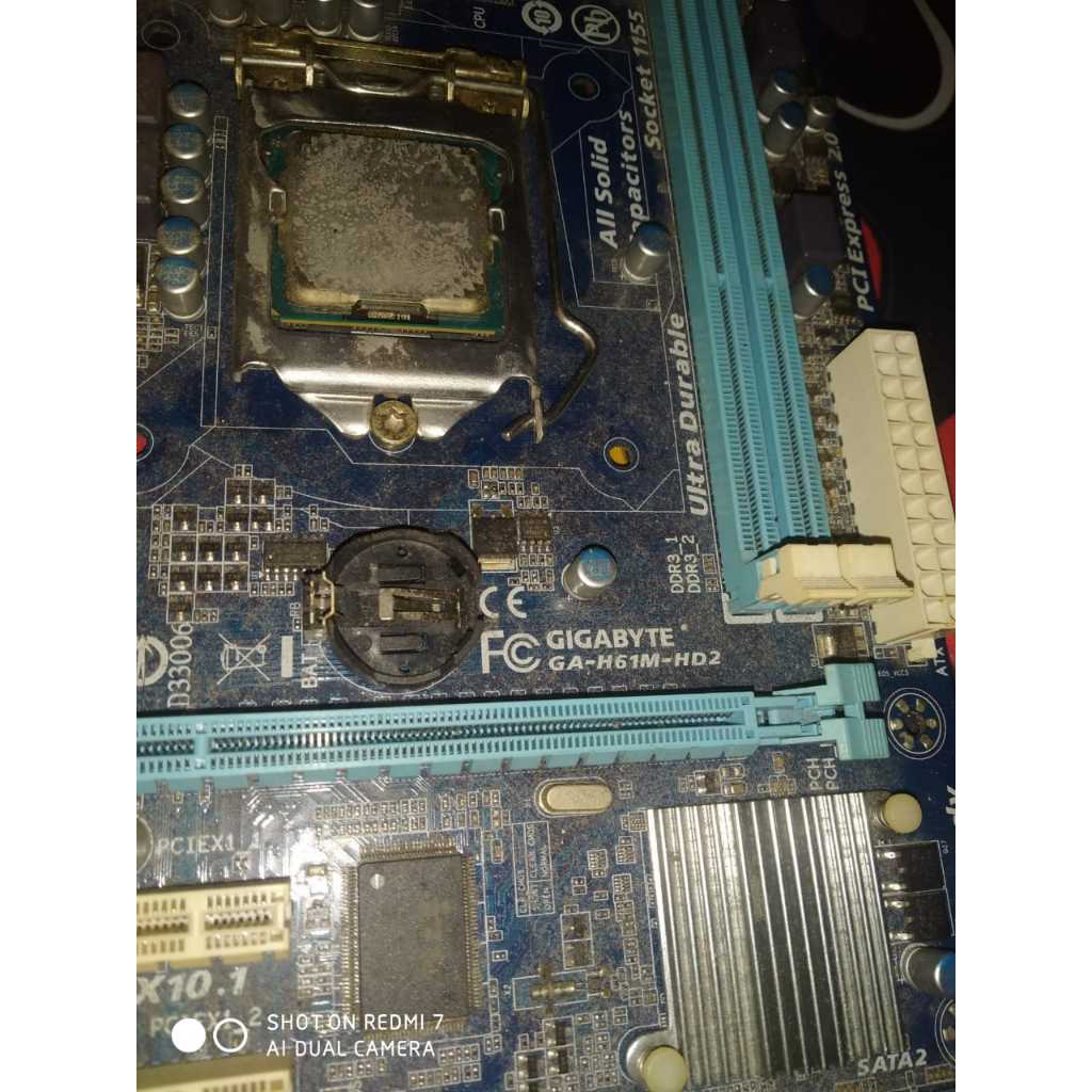 Jual MOTHERBOARD GIGABYTE H61 + PROCESSOR | Shopee Indonesia