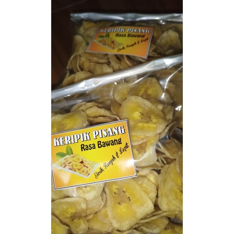 Jual Keripik Pisang Renyah & Asin | Snack Cemilan Gurih | Tahan Lama ...