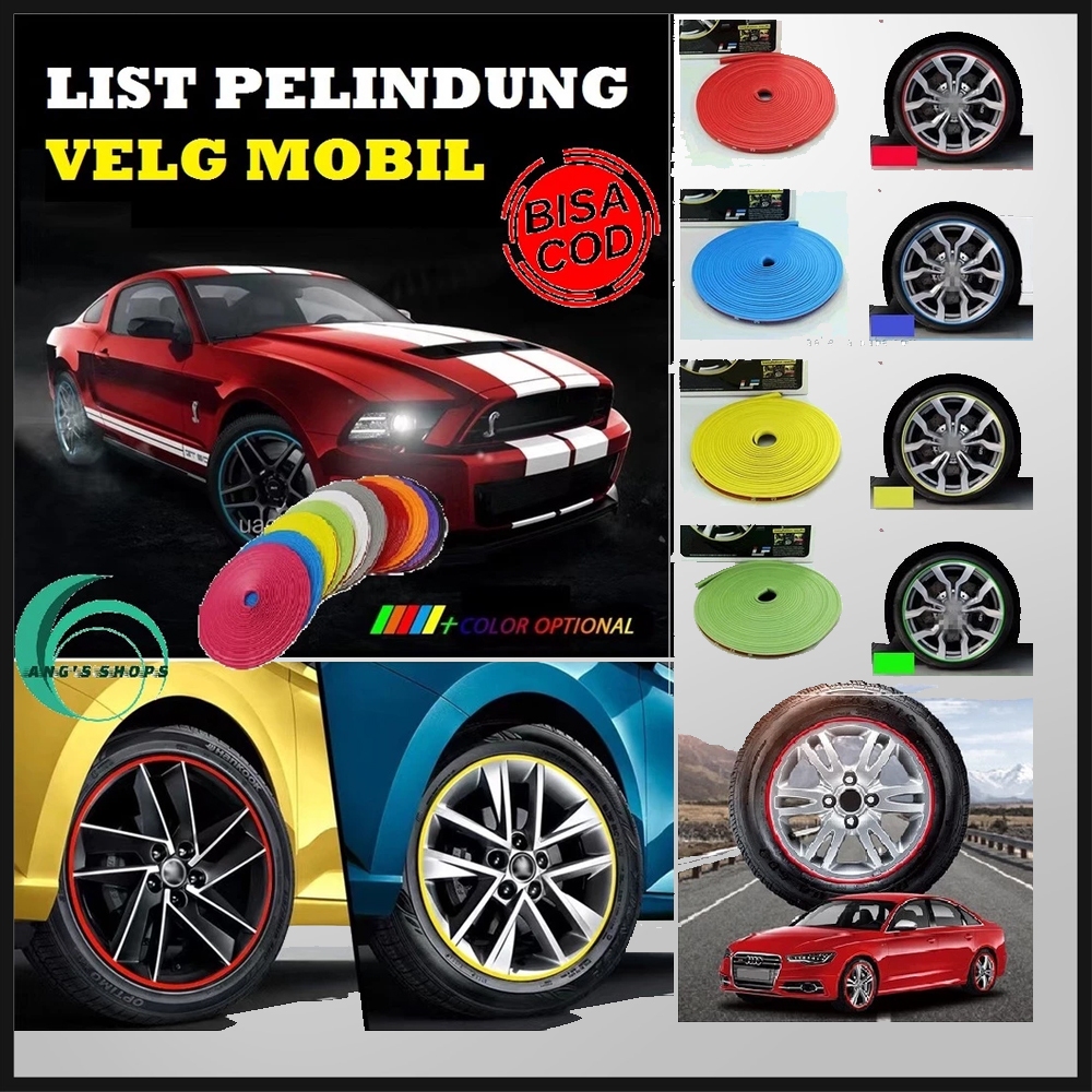Jual Sticker Stiker Sticker List Velg Roll Gulung Motor Mobil variasi ...