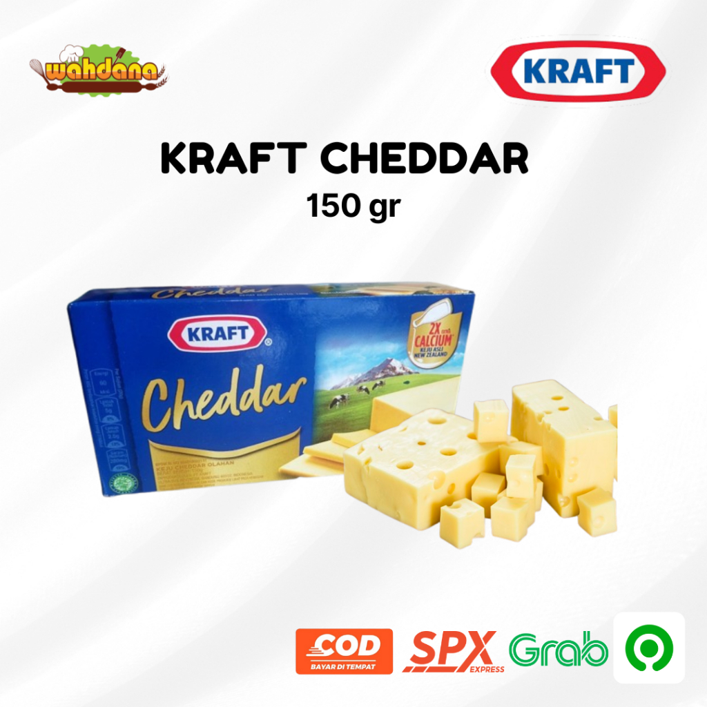 Jual Keju Kraft Cheddar 150 gr-Keju Cheddar-Keju Kraft Cheddar | Shopee ...