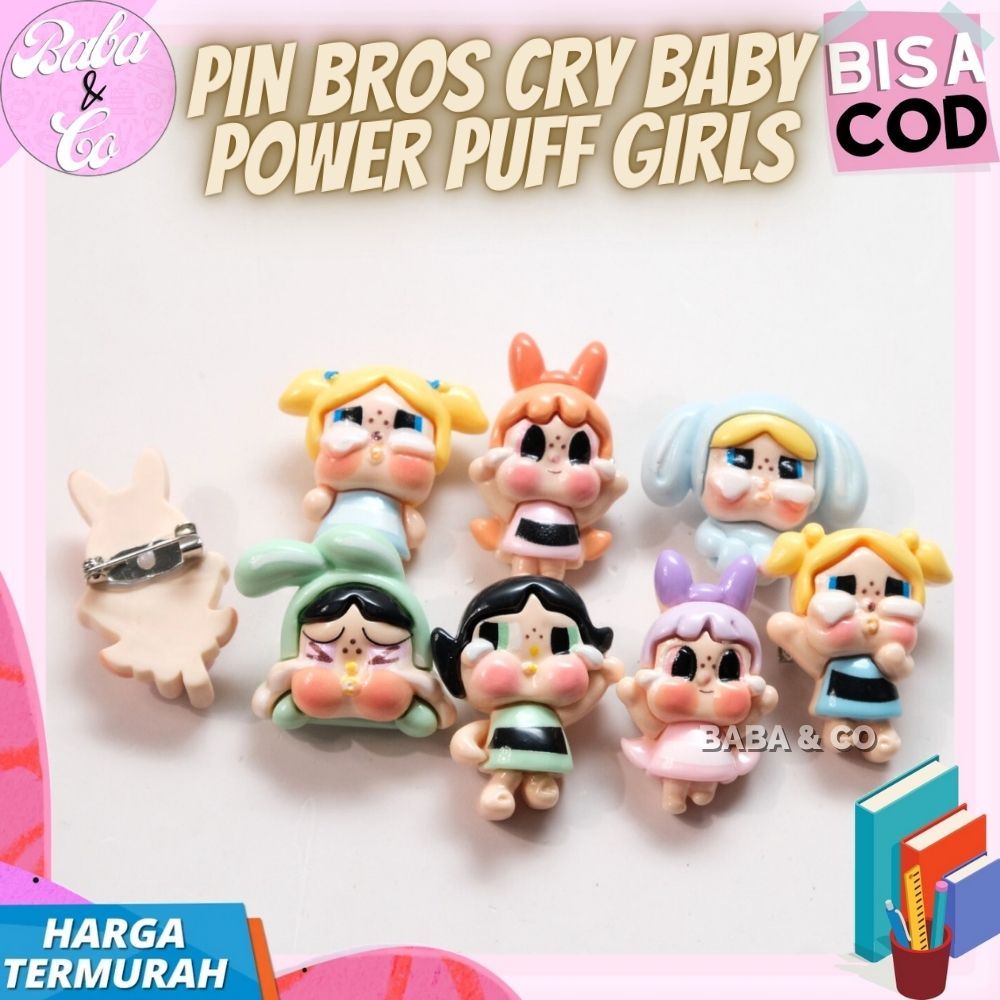 Jual PIN BROS CRYBABY LUCU UNIK BROS MOTIF BABY CRY BROSS FASHION BROS HIJAB BABYCRY BABY LUCU ...