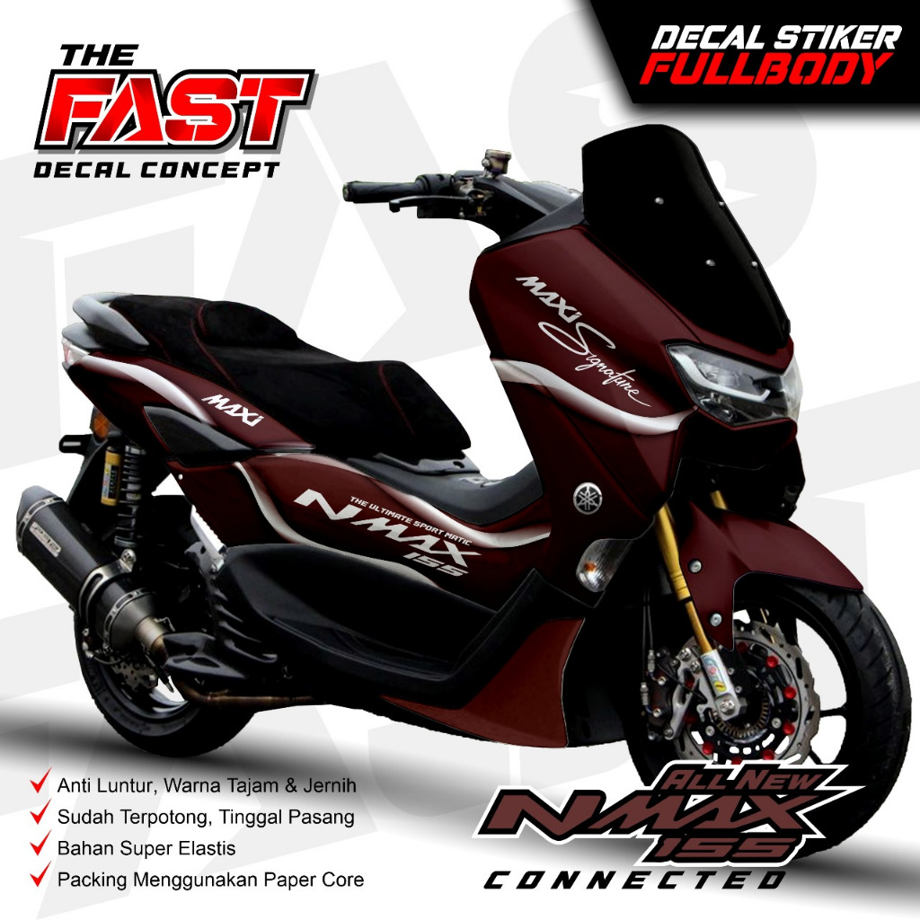 Jual (TERBARU) Decal Stiker Nmax New Stiker Yamaha Nmax 155 New ...