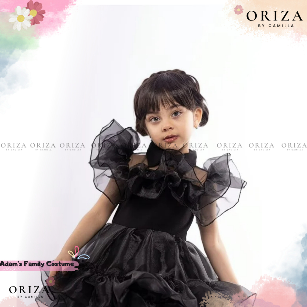 Jual Kostum Karakter Adam,s Family Of Wednesday/Kostum Halloween/Dress ...