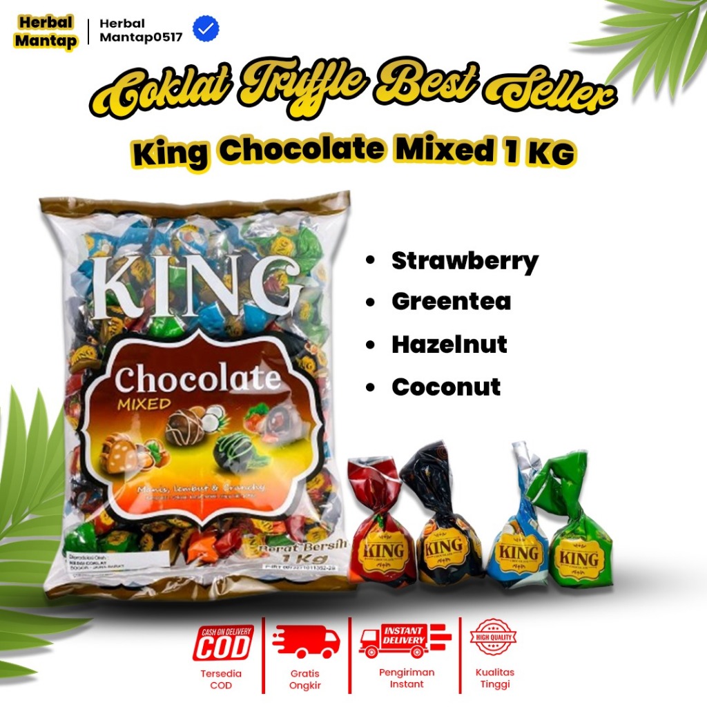 Jual Coklat Arab Truffle KING 1 Kg Coklat Truffle Turkey Mix Best ...
