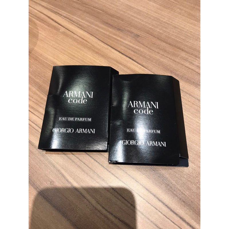 Jual Giorgio Armani Code EDP 1.5mL Vial / SAMPLE ORIGINAL | Shopee ...