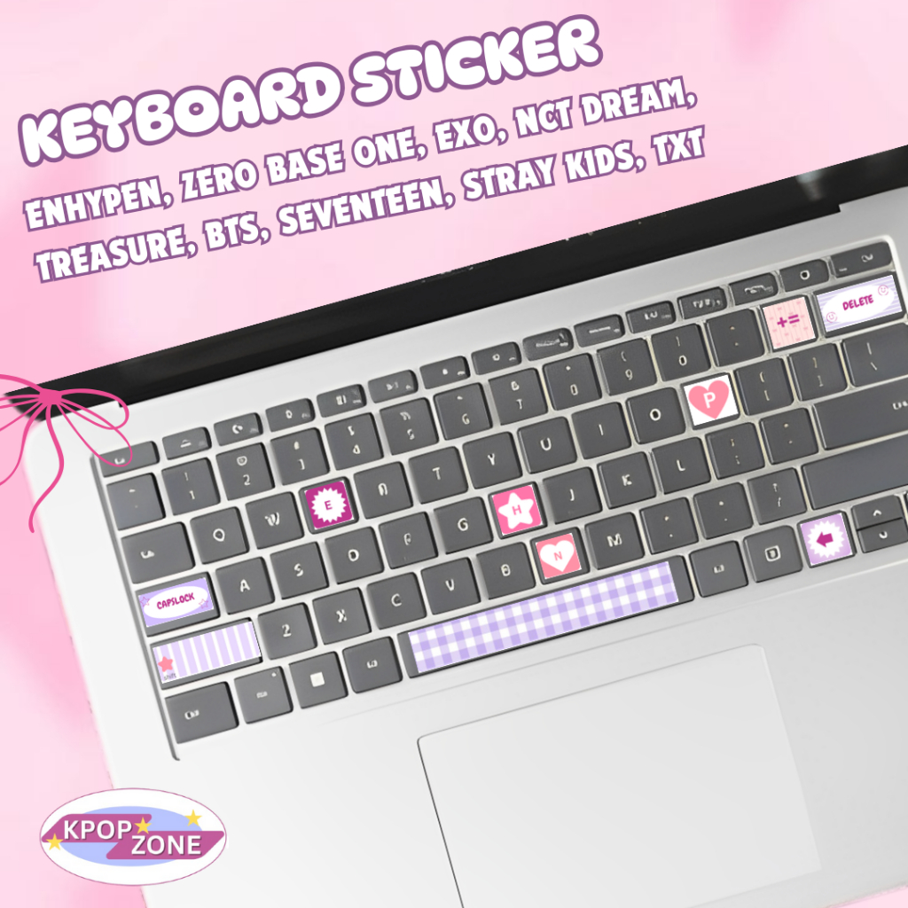 Jual STICKER KEYBOARD KPOP ENHYPEN SEVENTEEN ZERO BASE ONE TXT TREASURE ...