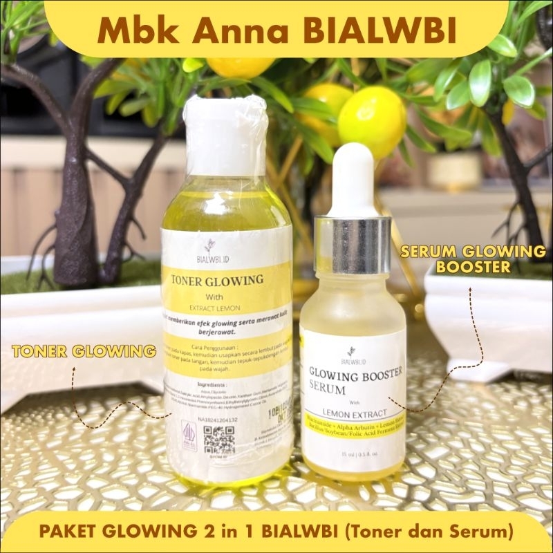 Jual PAKET GLOWING 2 in 1(Toner dan serum) | Shopee Indonesia