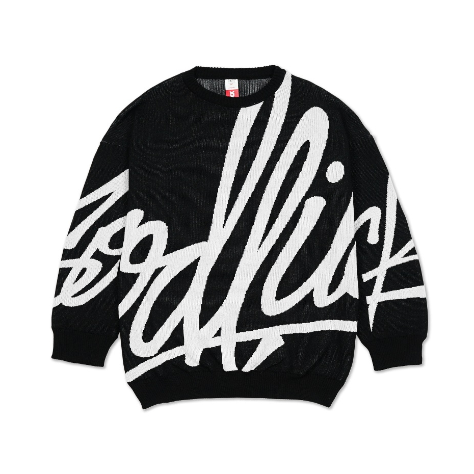 Jual GDCK Crewneck Black SHAWN-Bk / Sweater Knit / Knitting Rajut Katun ...